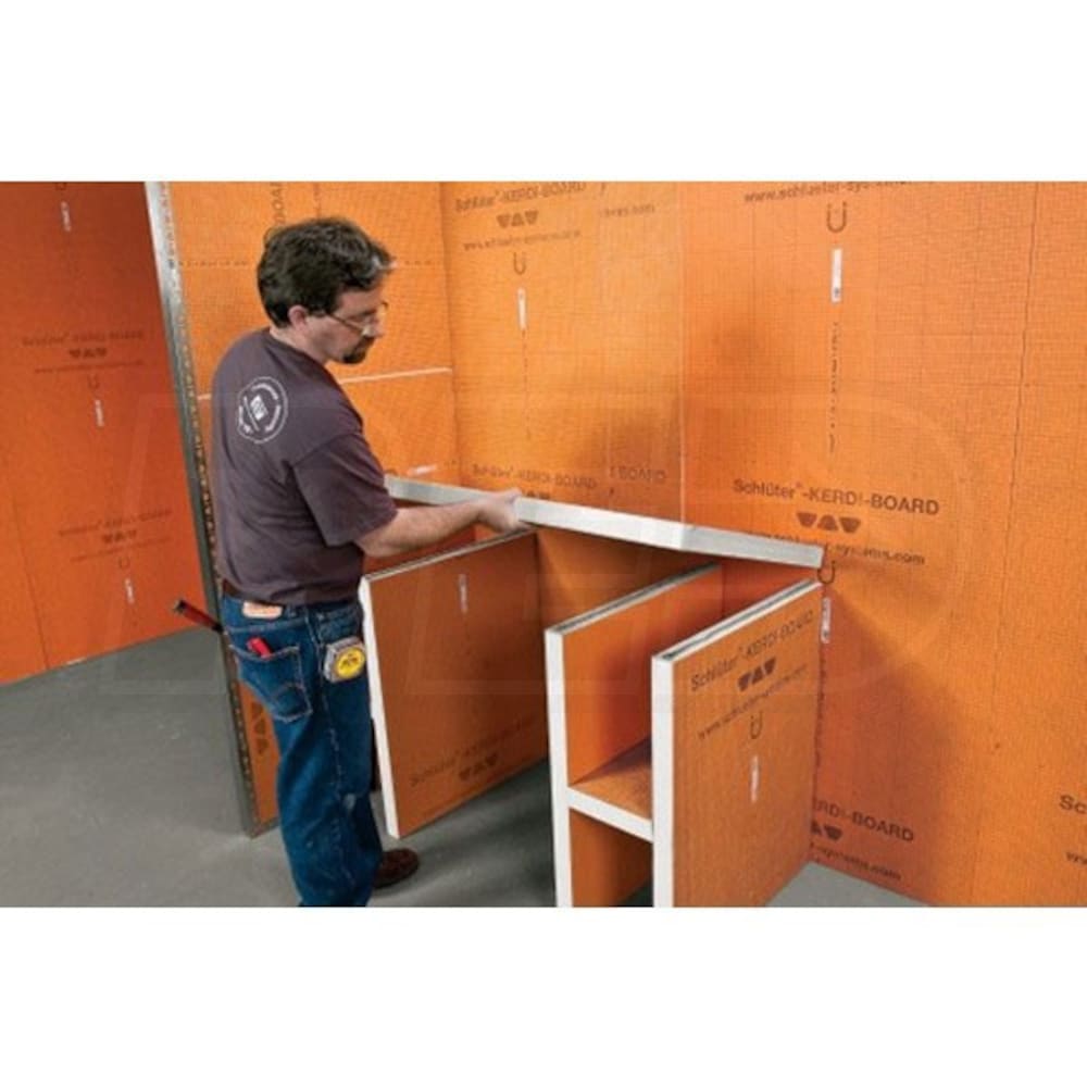 Schluter KB506252440 KERDI-BOARD - 2-Inch Thick - Waterproof Substrate ...