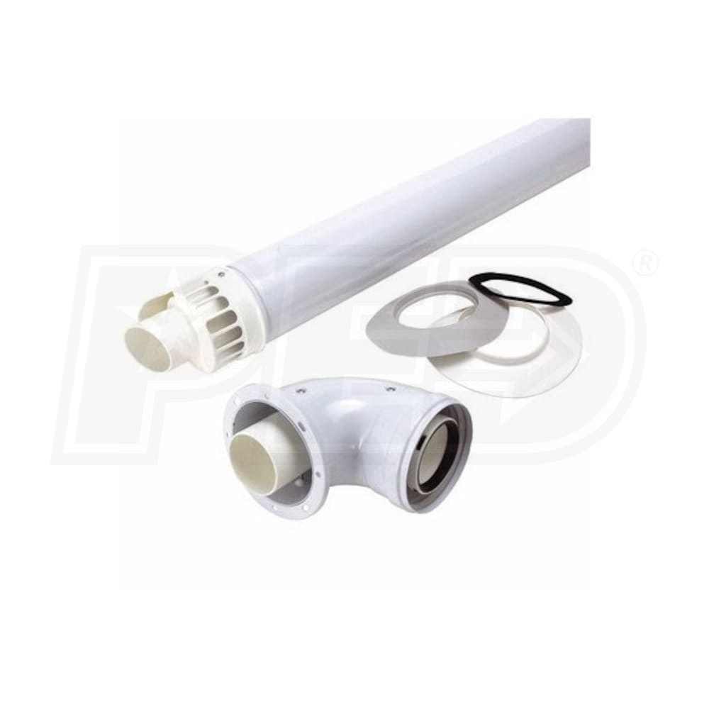 Biasi RI-9990387 Concentric Horizontal Vent Kit for Boilers, 4-Inch