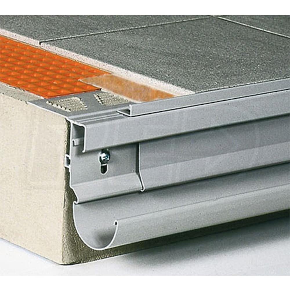 Schluter BSR4R150GM BARIN-SR - Gutter Set - 4' 11-Inch Length ...