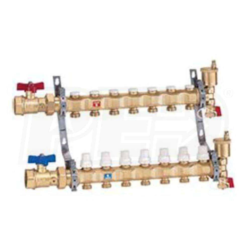 Caleffi 6636D5A Pre-assembled Distribution Manifold Assembly, 4 Outlets ...