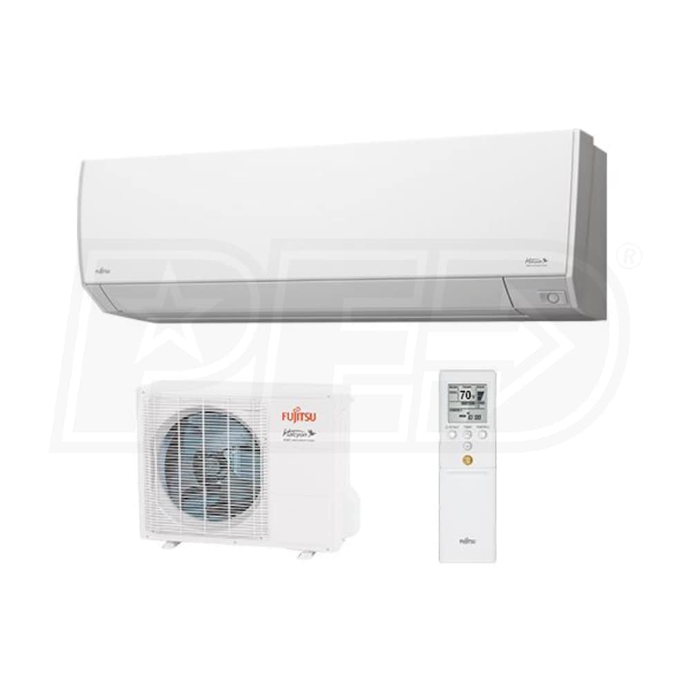 Fujitsu 9RLS3Y - 9k BTU Cooling + Heating - RLS3 Wall Mounted Air ...