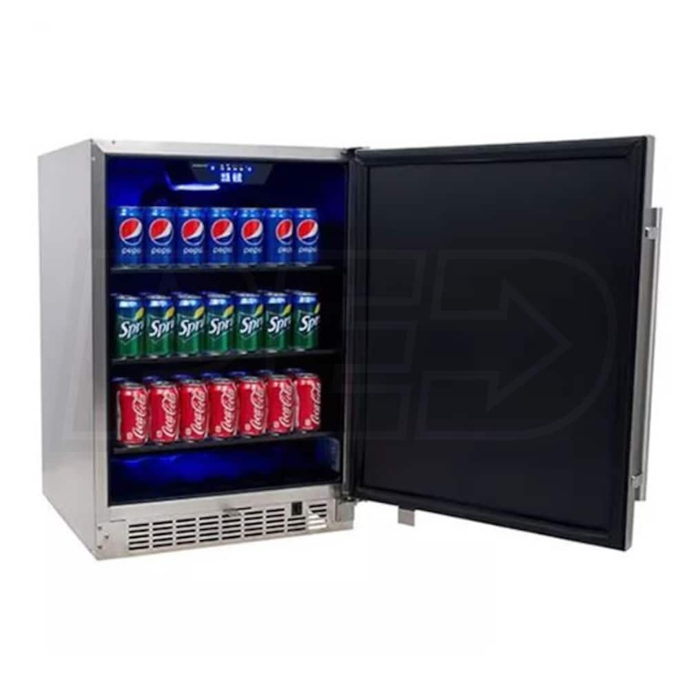 Edgestar CBR1501SSOD - 142 Can 24-Inch Built-In or Free Standing ...