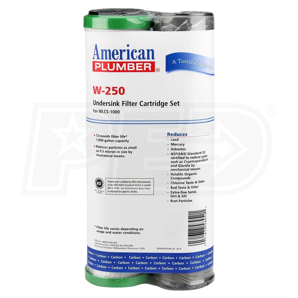American Plumber 155584-51 - W-250 - Replacement Filter Cartridge for ...