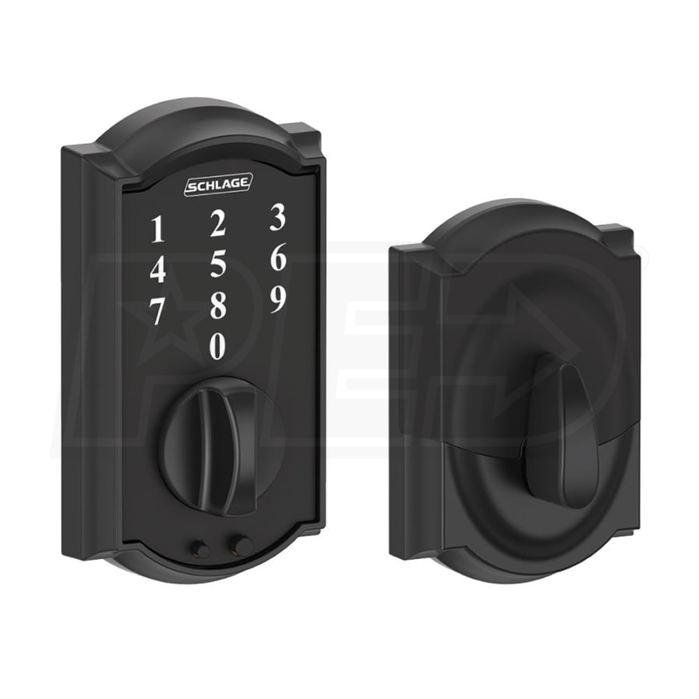 Schlage BE375 CAM 622 - Touch™ Camelot - Keyless Touchscreen Deadbolt ...