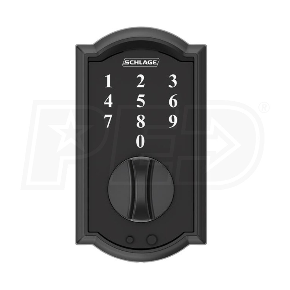 Schlage BE375 CAM 622 - Touch™ Camelot - Keyless Touchscreen Deadbolt ...