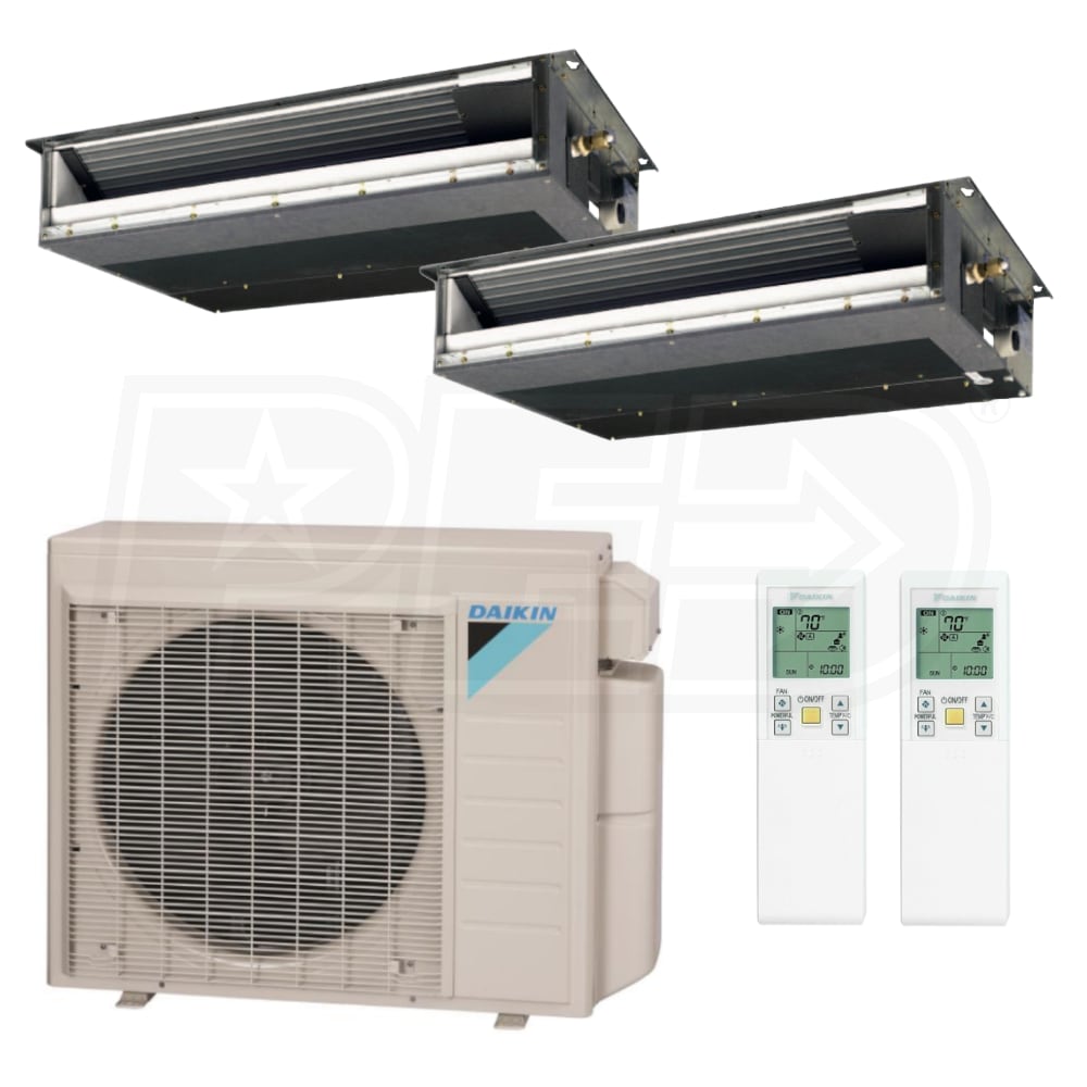 Daikin D2H36D09090000 MXS Concealed Duct 2-Zone System - 36,000 BTU ...