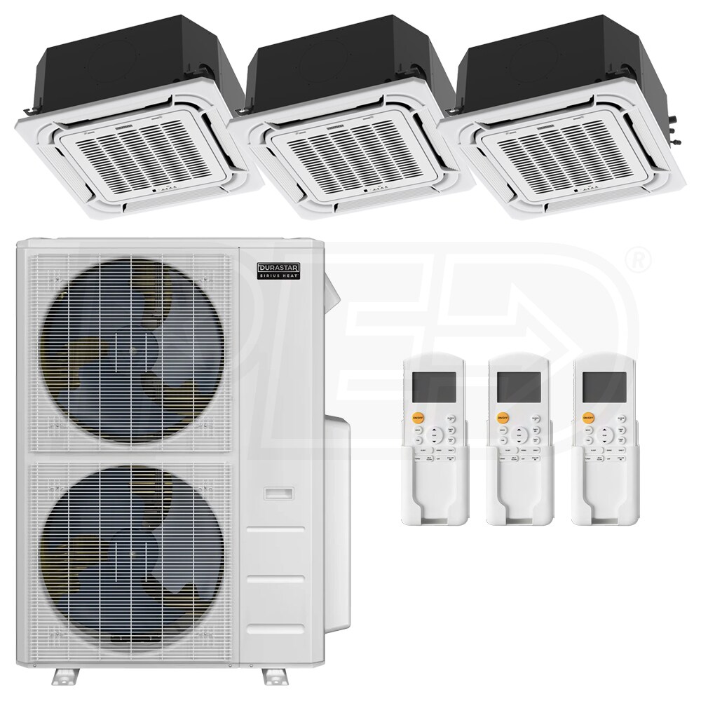 Durastar DRA4L36C091212 Sirius Heat™ Ceiling Cassette 3-Zone System ...