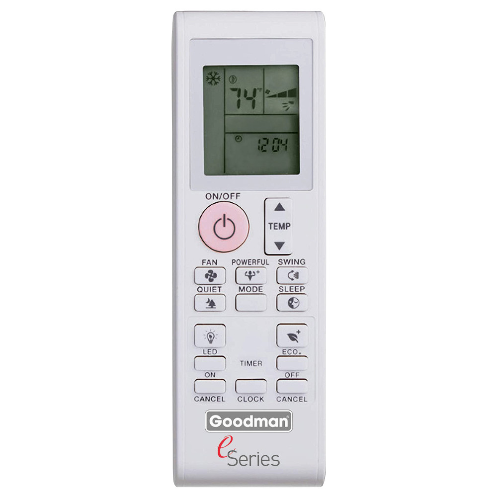 Goodman e-Series FTXNG12AXVJU - 12k BTU - Wall Mounted - Single Zone Only