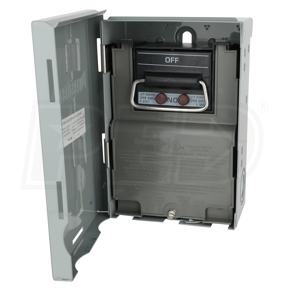 Diversitech DDS-30 - Fusible Disconnect Switch - 30A