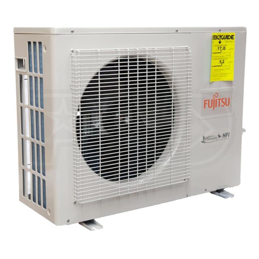 Fujitsu F2H18W07090000 Wall Mounted 2-Zone System - 18,000 BTU Outdoor ...