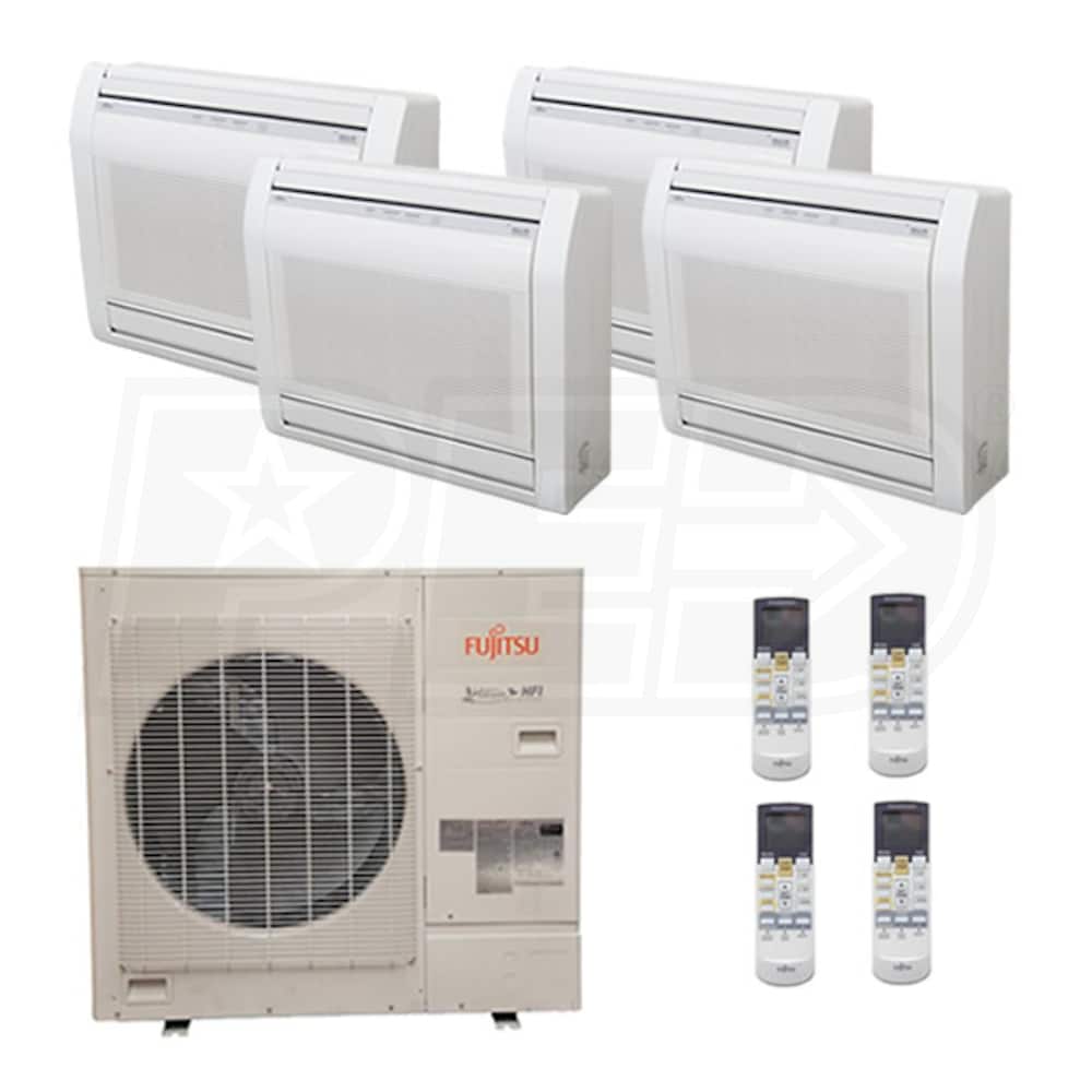 Fujitsu F4H45F09121212 Floor Standing 4-Zone System - 45,000 BTU ...