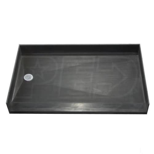 Tile Redi 3054LBF Barrier Free 30-Inch x 54-Inch Shower Pan with 2-Inch ...