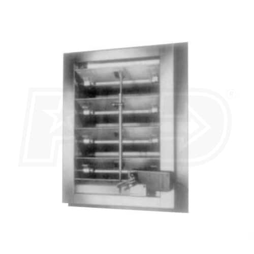 Fantech MLV4860 MLV 4860 Channel Frame Fixed Blade Intake Louver 48 ...