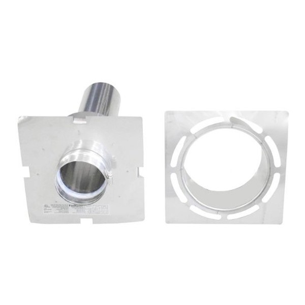 Rinnai FSWT4SP 4-Inch - Wall Thimble External Termination - Stainless Steel