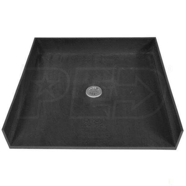 Tile Redi 4038CBF Barrier Free 40-Inch x 38-Inch Shower Pan with 2-Inch ...