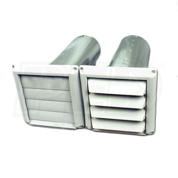 Fantech COM6P COM - 6-Inch Duct - Supply and Exhaust Hood Set - White ...