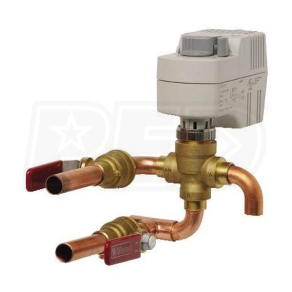 Williams P-2 1/2' Three-Way 30 PSI Valve Body and 115V Valve Actuator ...