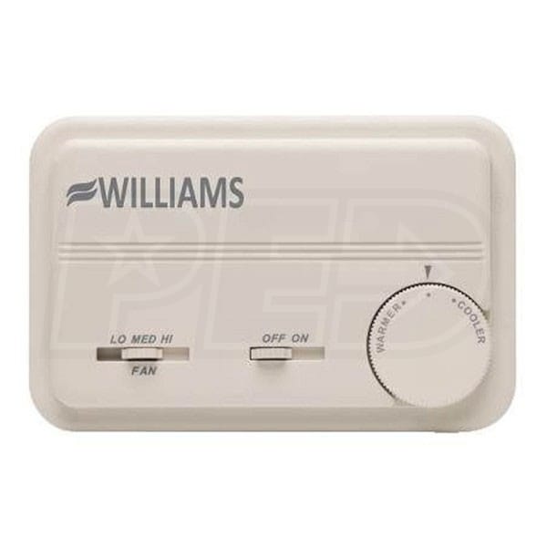 Williams D603102 Automatic Thermostat, Three-Speed with On/Off For Fan ...