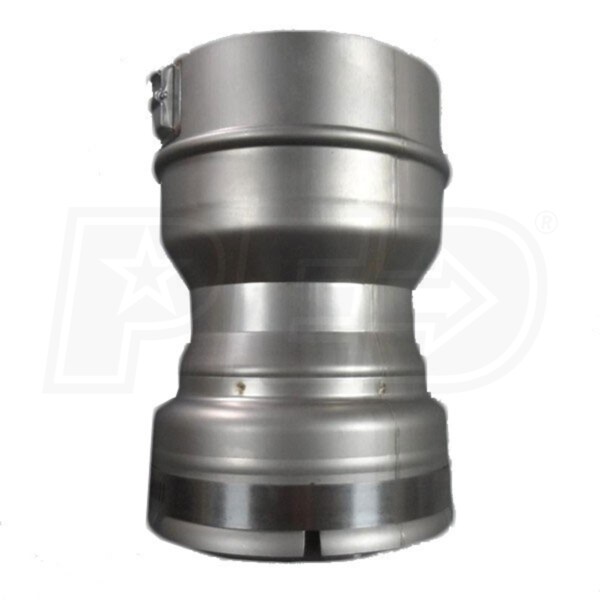 Noritz VP4X3-ADAPT-PVC PVC 4-Inch Diameter Venting Adapter, For NRC83 ...