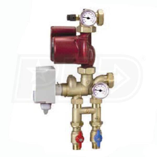 Caleffi NA17256 3-Speed Manifold Pump Station, UPS 15-58 pump, 1-Inch ...