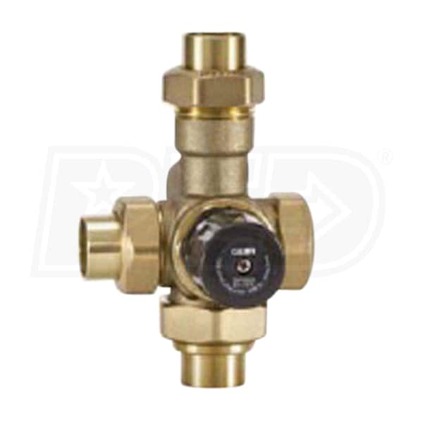 Caleffi NA16369 3-way Fixed Temperature Adjustable Thermostatic Mixing ...