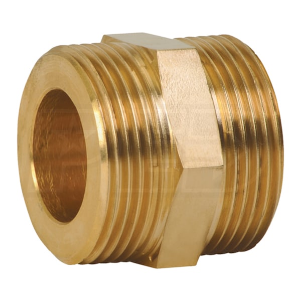 Caleffi NA12173 1-Inch NPT x 1-Inch NPT Connections Double Nipple Fitting