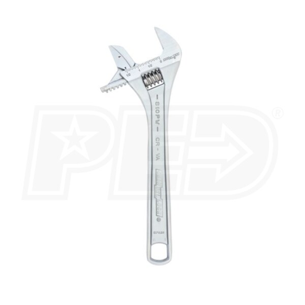 Channellock 810PW - 10-Inch Extra Wide Adjustable Wrench - Reversible Jaw