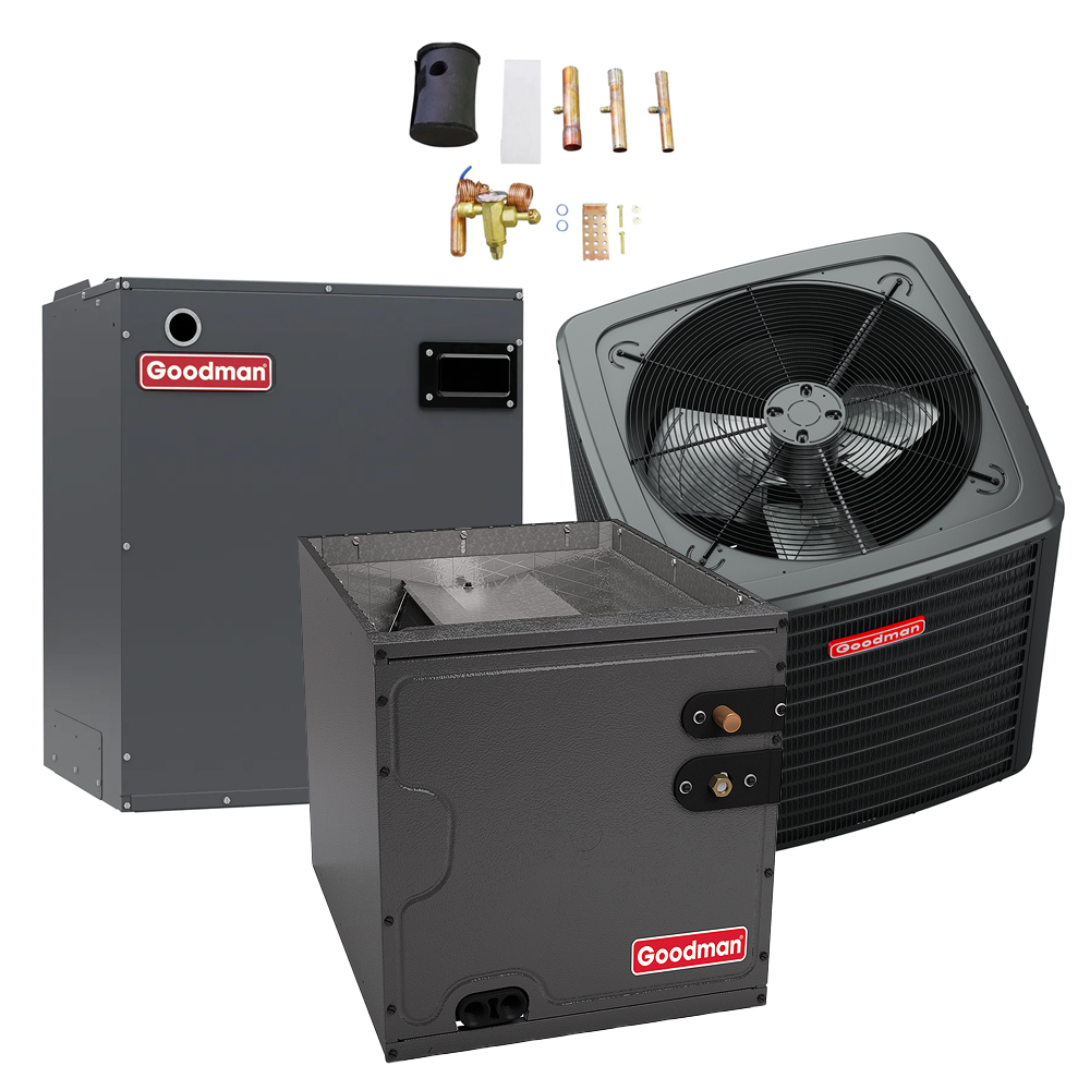 Goodman GSZB401810 MBVC1201AA-1 CAPFA2422B6 TXV - 1.5 Ton Cooling - 18k ...