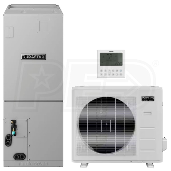 Durastar DR1L24A24 - 24k BTU Cooling + Heating - Sirius Heat™ Multi ...