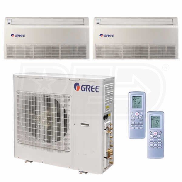 Gree G2H42S12120000 Universal Mounted 2-Zone System - 42,000 BTU ...