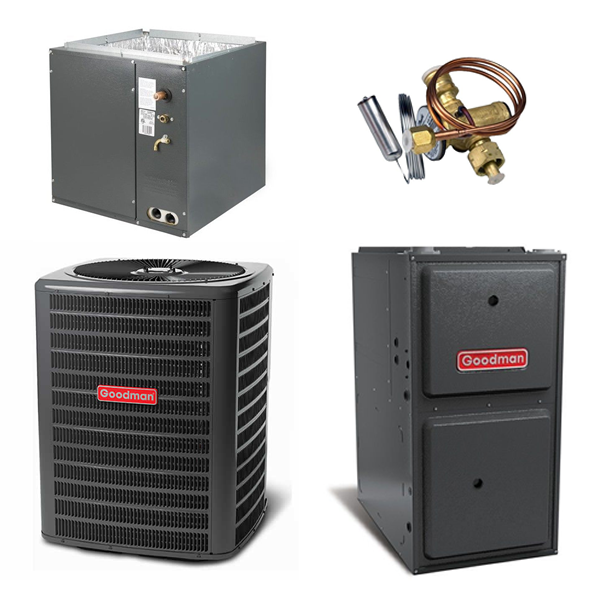 Goodman GSX160181 GMEC960303AN CAPFA1818A6 TXV - 1.5 Ton Cooling - 30k ...